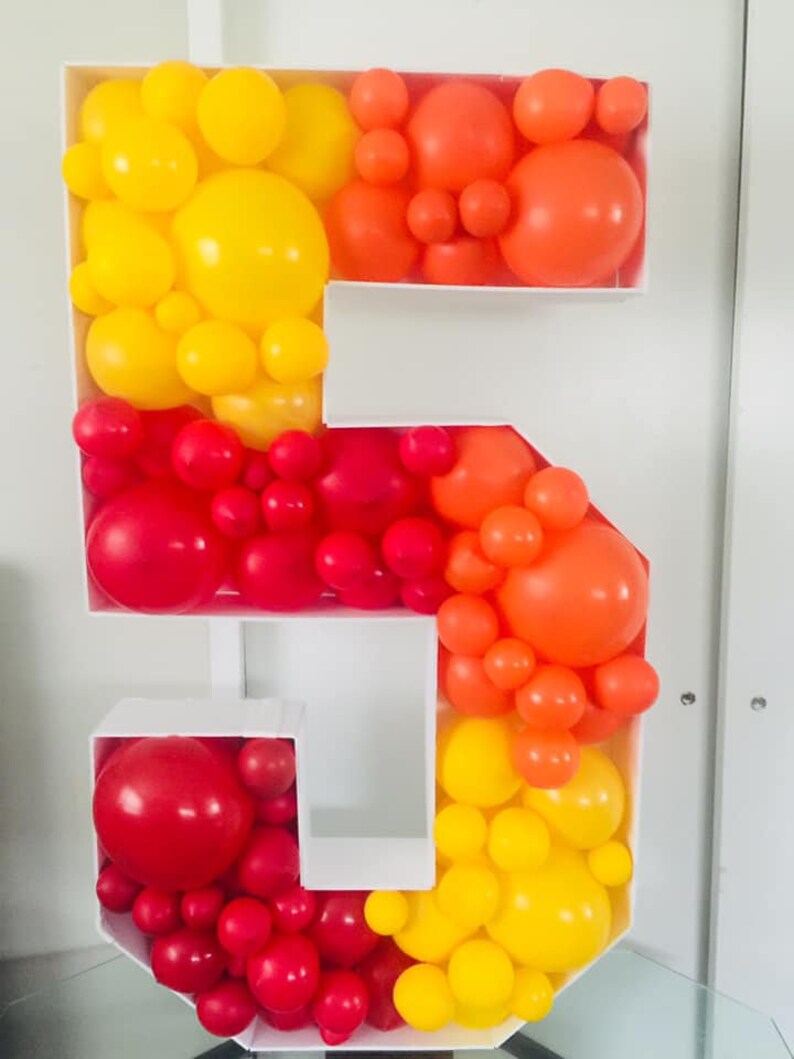 Number 5 Unicorn Unicorn Number 5 Mosaic Template Number - Etsy