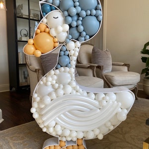 Goose Mosaic From Balloons, Goose Mosaic Template, Farm Animals Mosaic ...