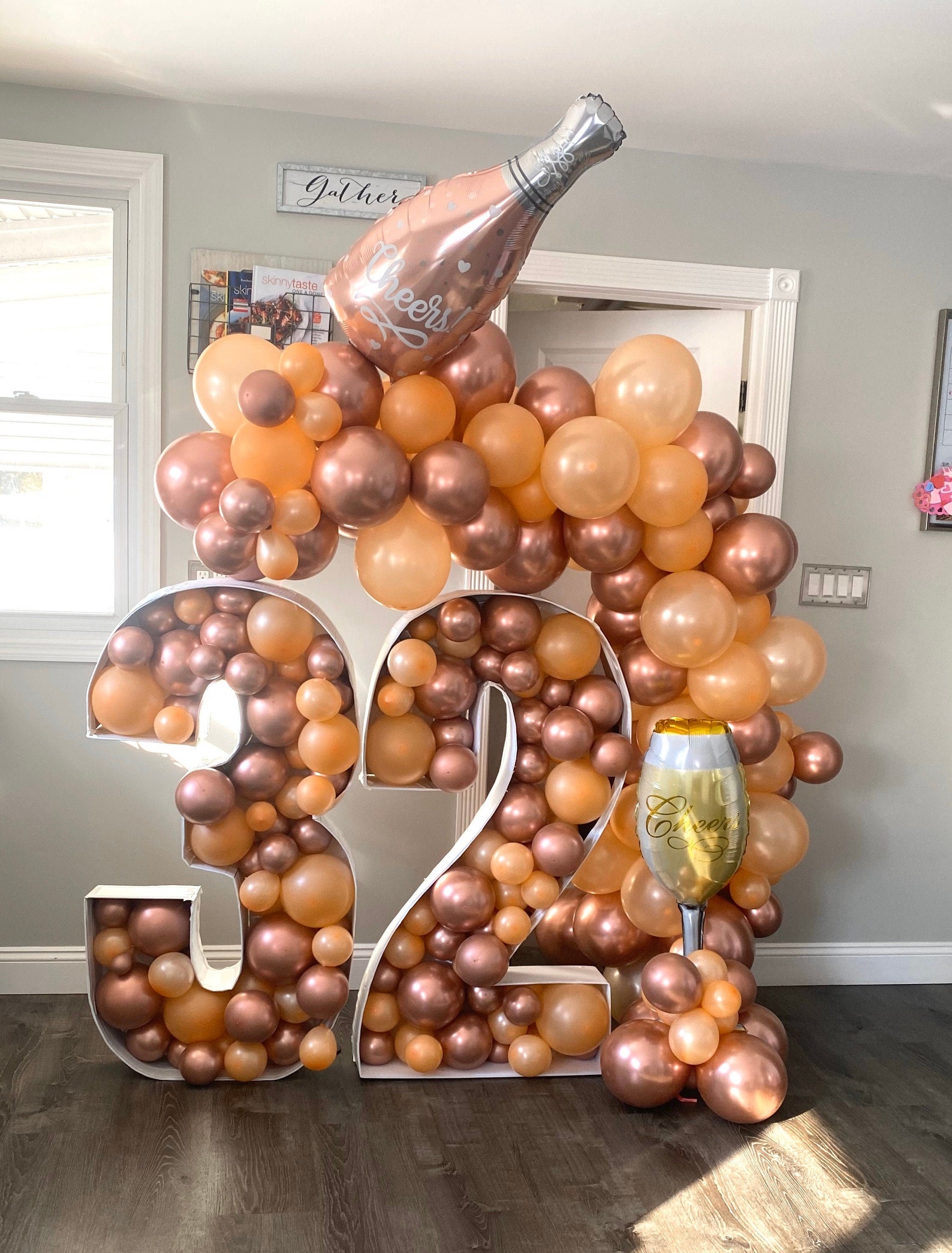 5ft FANCY Letters Mosaic From Balloons All Sizes All Letters | Etsy