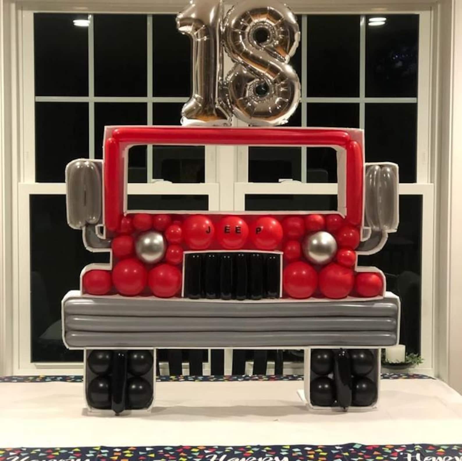 Lawn Mower Mosaic From Balloons Mower Mosaic Template Lawn - Etsy