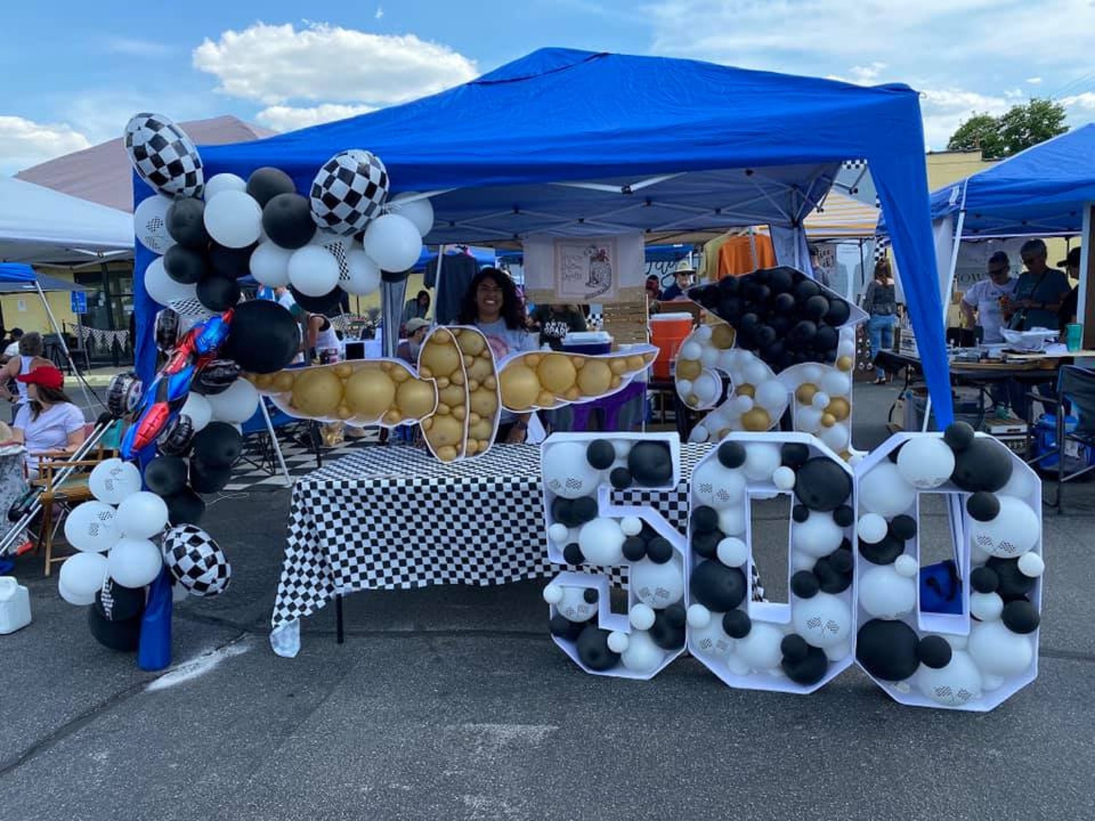 Carousel Horse Mosaic from Balloons Horse Mosaic Template | Etsy