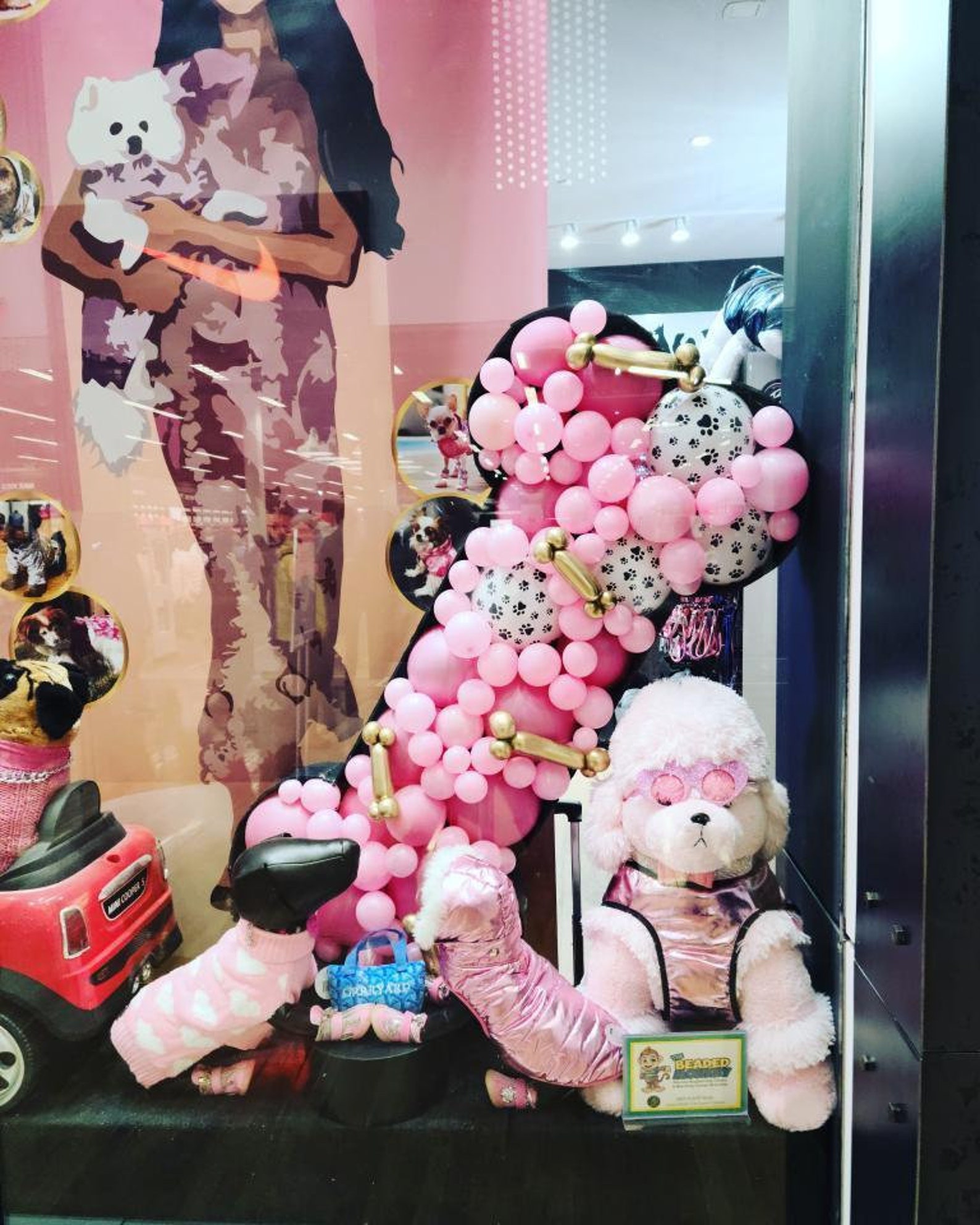 Bulldog From Balloons, Bulldog Mosaic Template, Dog Mosaic From ...