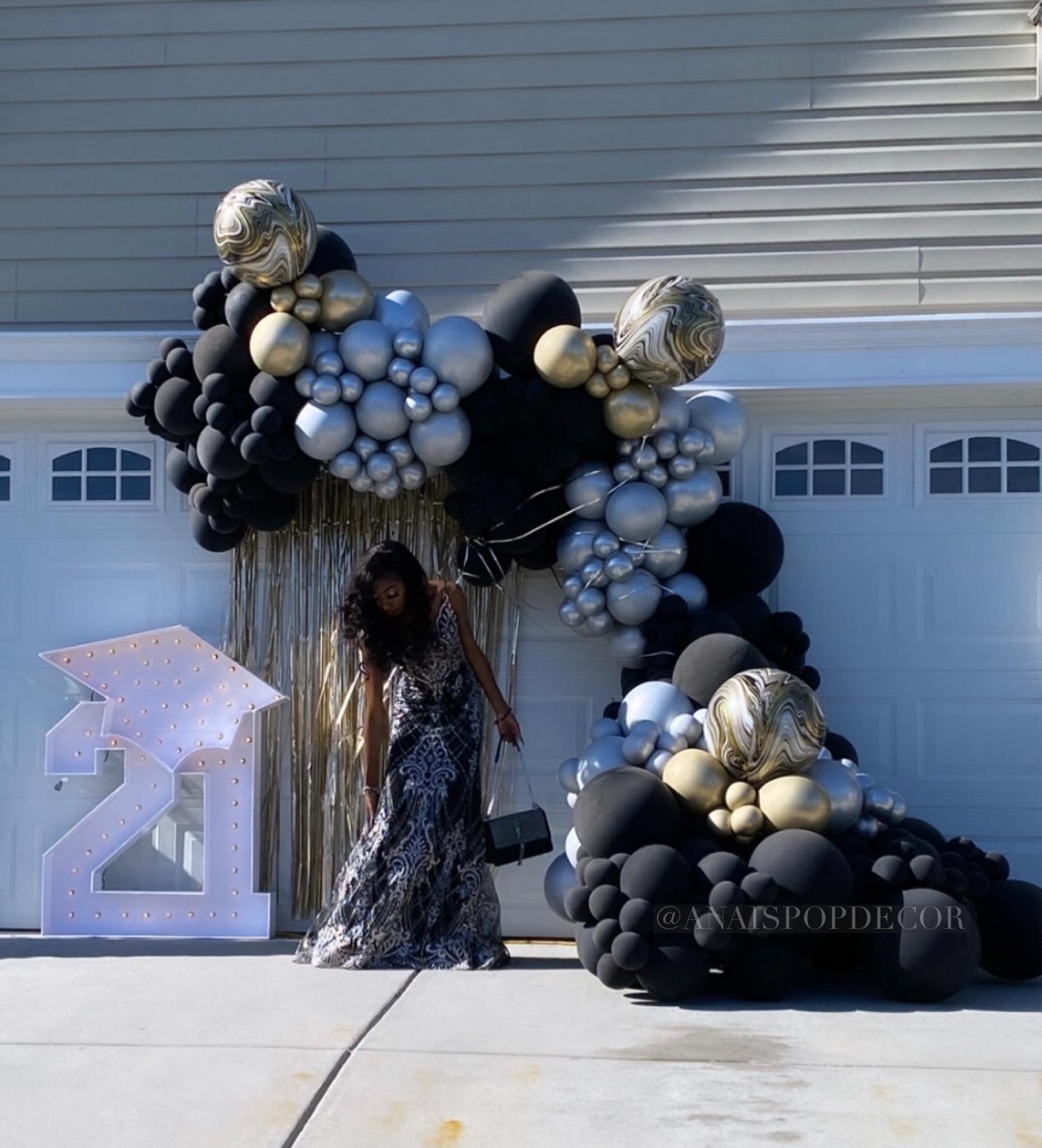 Graduation Hat From Balloons, Mosaic Template, Grad Cap Mosaic From ...