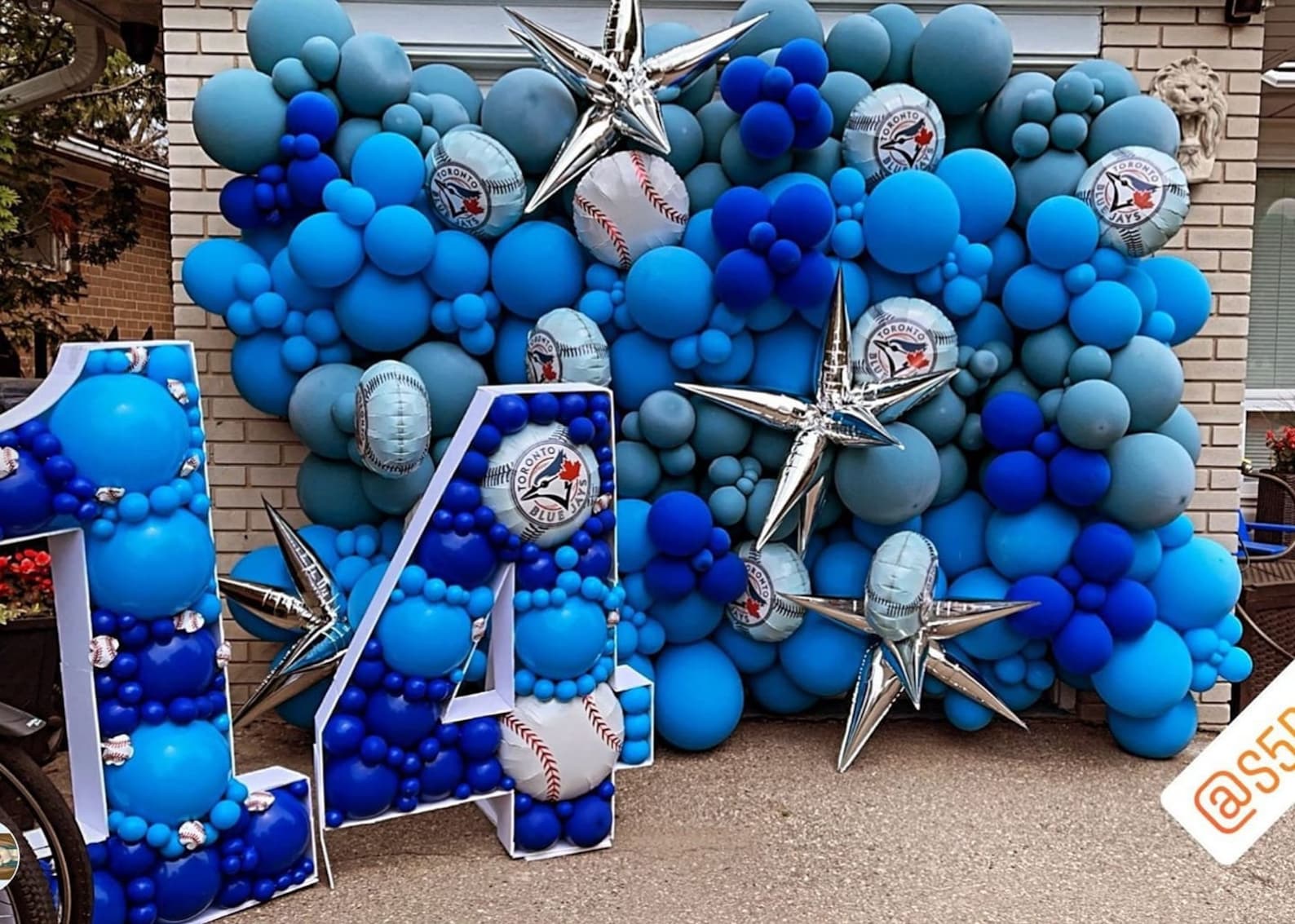 Number 1 BLOCK Font Balloon Mosaic Template Mosaic Number - Etsy