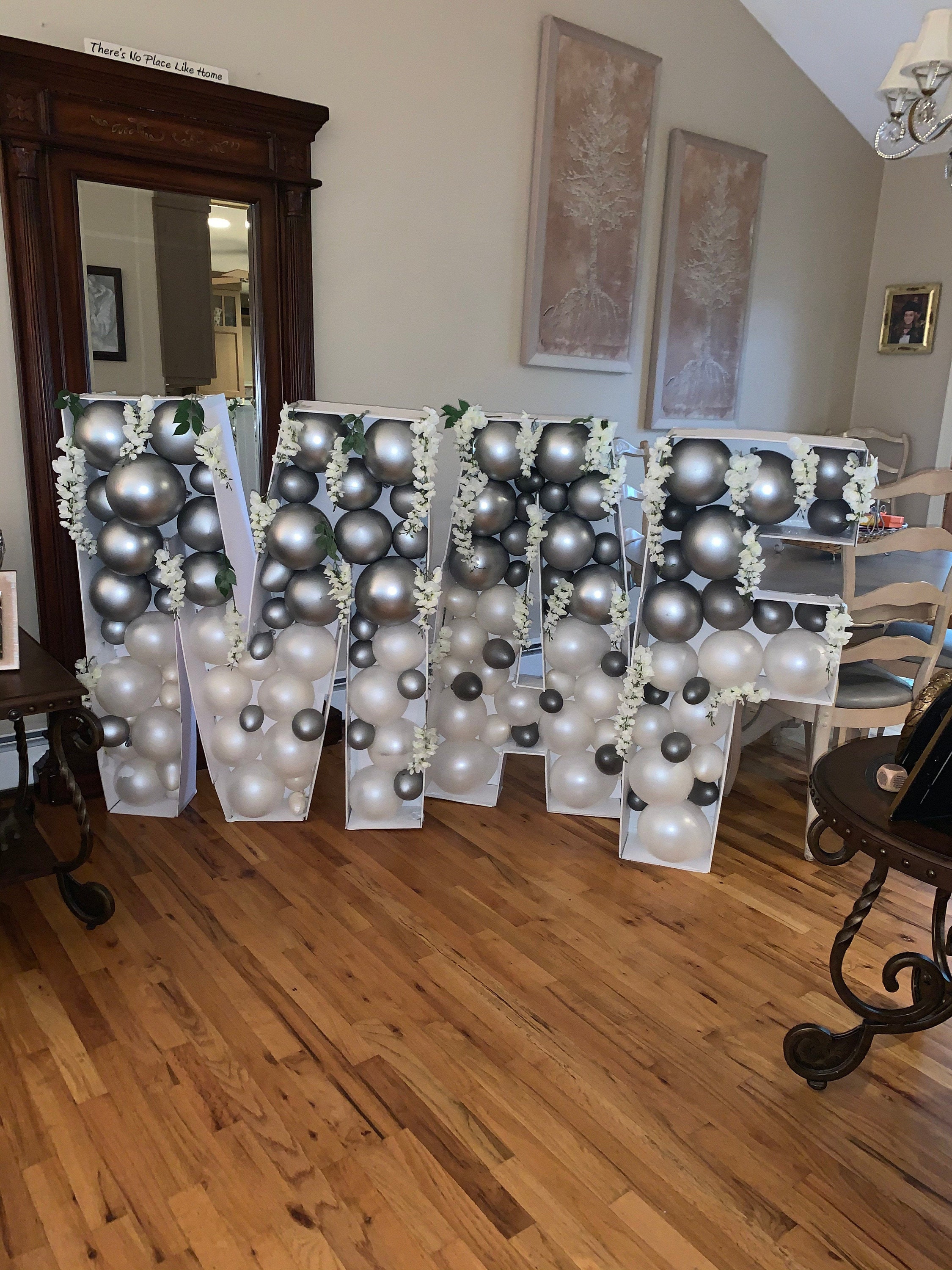 Mosaic Letter F Mosaic Letters Mosaic From Balloons 2ft | Etsy