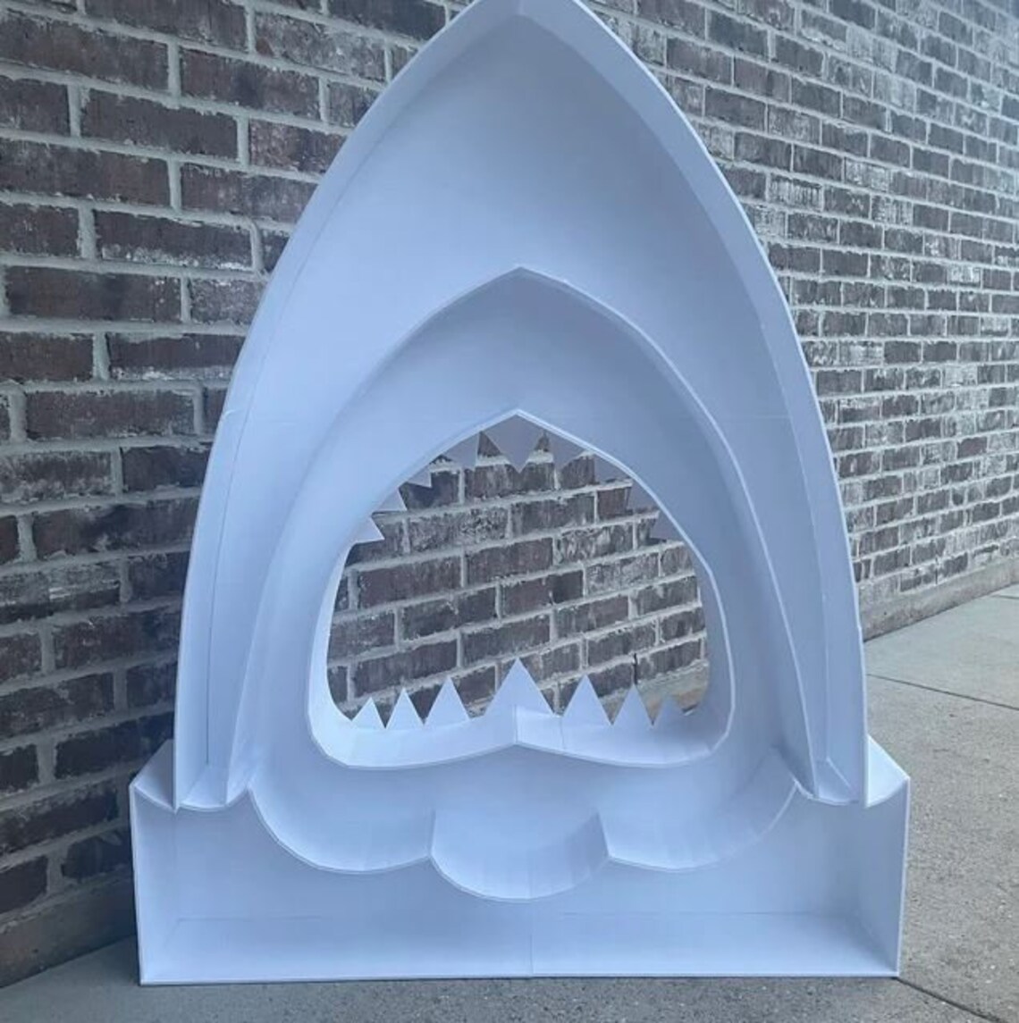 Shark Mosaic From Balloons Shark Mosaic Template Mosaic From | Etsy