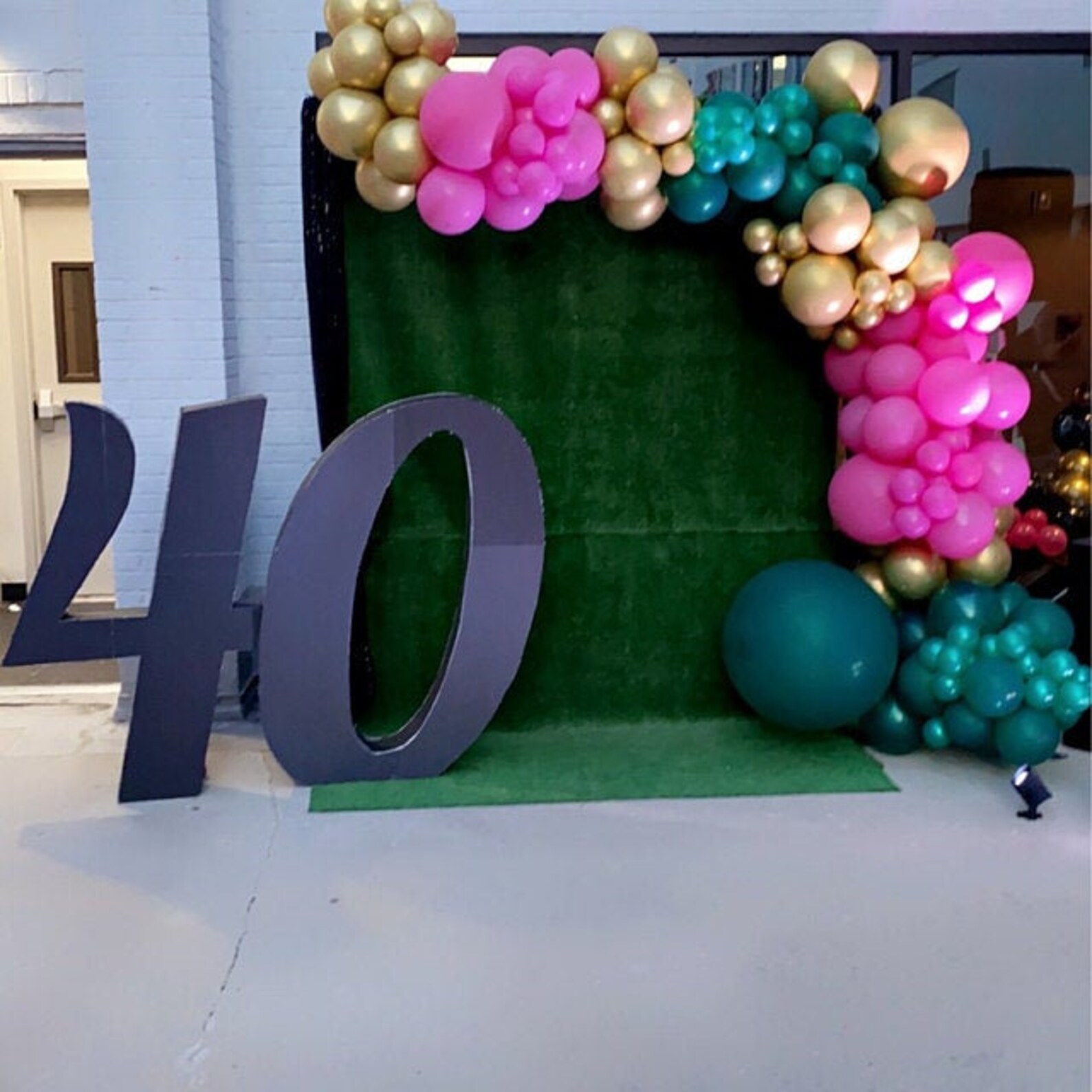 FANCY Number 7, Balloon Mosaic Template, Seven, Mosaic Number Template ...
