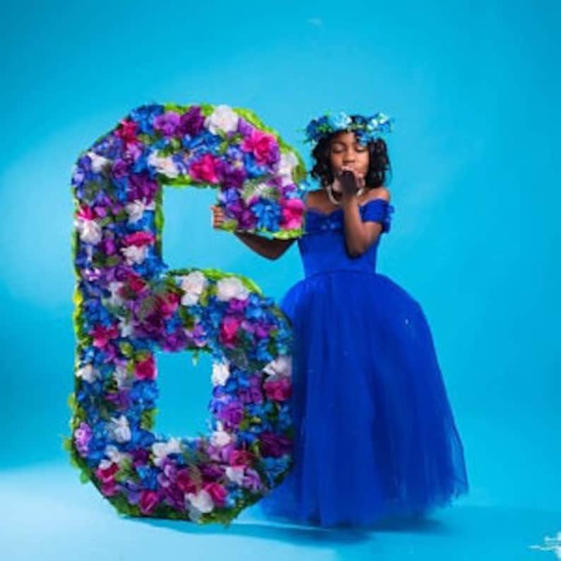 Number 6 BUBBLY Font Balloon Mosaic Template SIX Mosaic - Etsy