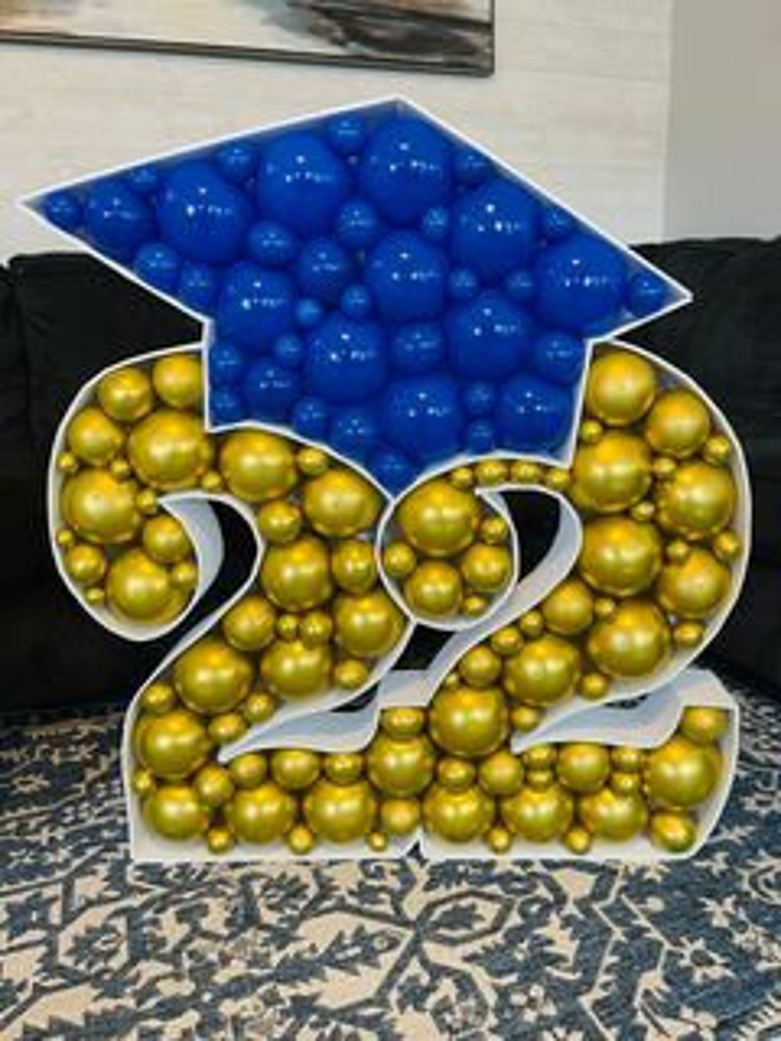 24 Grad Balloon Mosaic Template Graduation Mosaic Template - Etsy