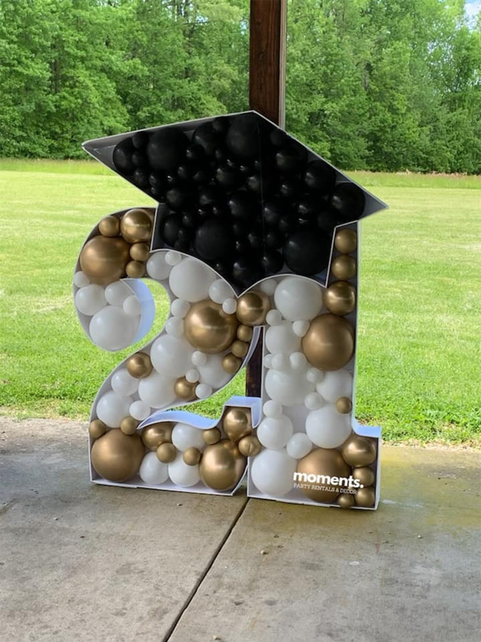 Graduation Cap and Diploma From Balloons, Prom, Mosaic Template, 21 ...