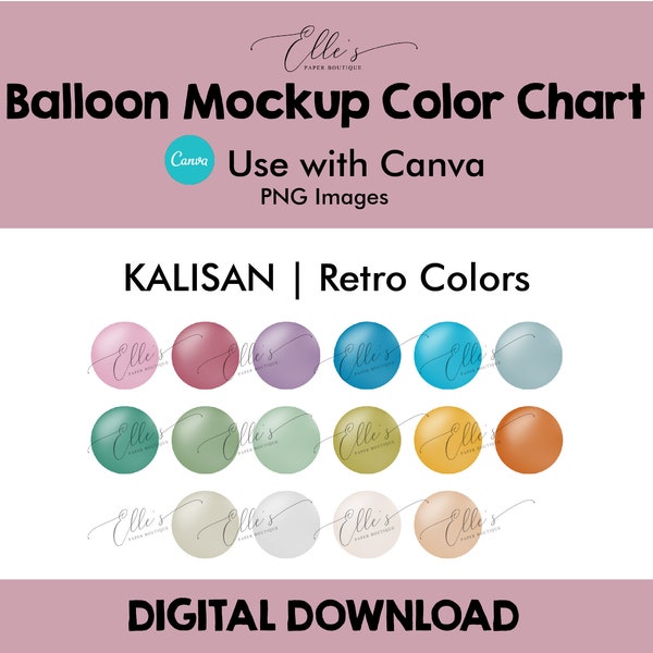 Kalisan Colors for Canva - Etsy