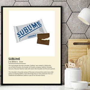 Peru Sublime Poster, Peruvian Candy, Peru Art, Peru Print, Peru Wall ...