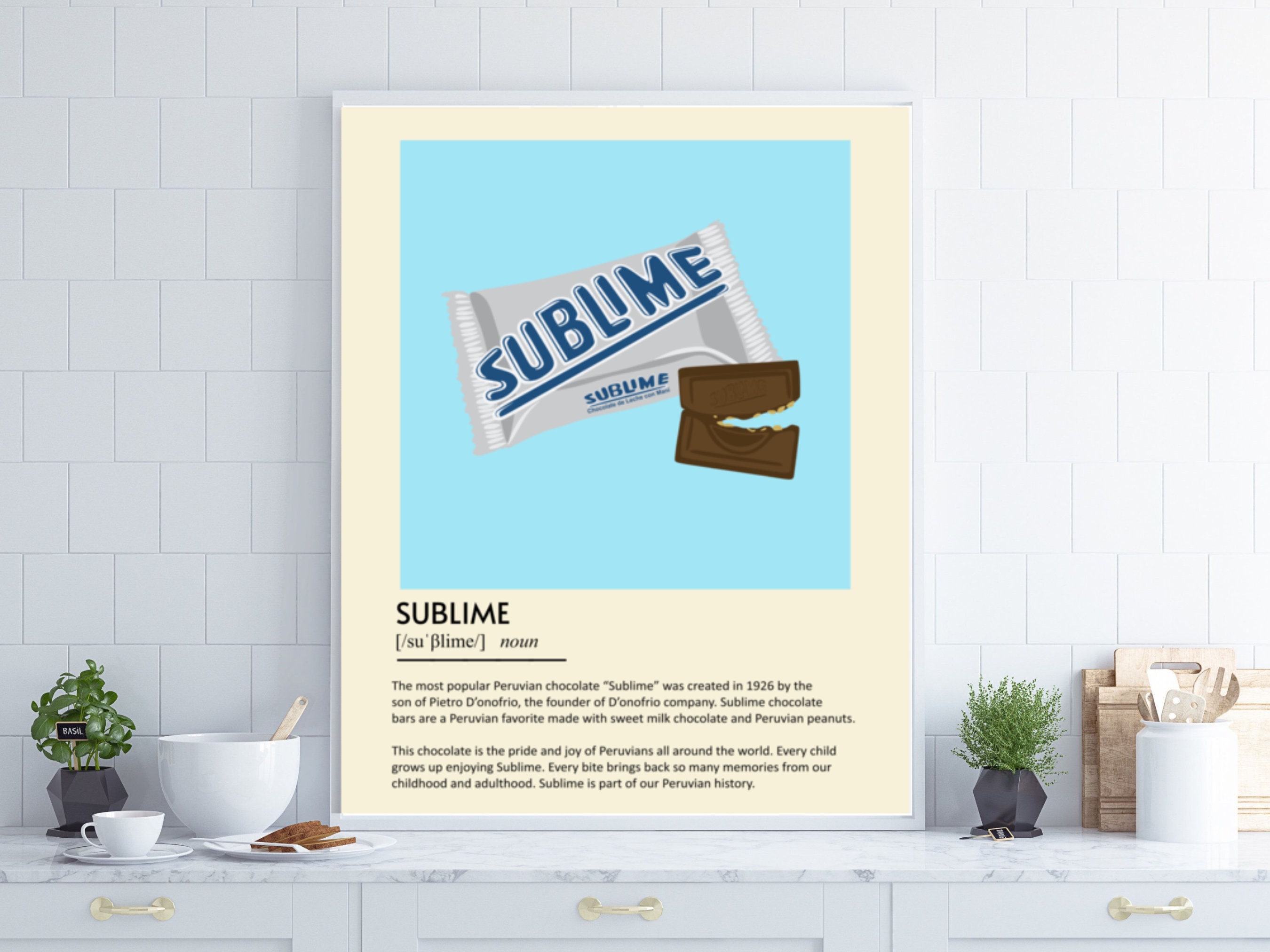 Peru Sublime Poster Peruvian Candy Peru Art Peru Print - Etsy
