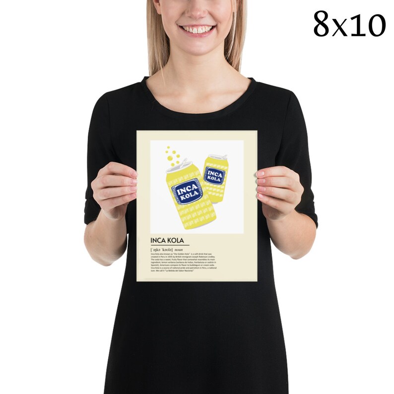 Inca Kola Poster Peru Art Peru Print Peru Wall Art Peru - Etsy