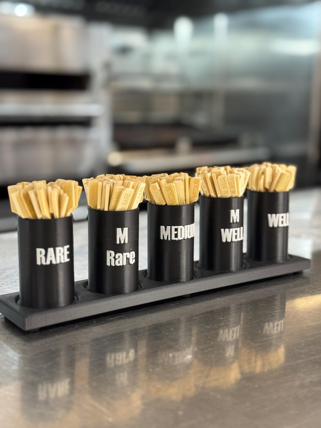 Expotemps – Steak Temperature Toothpick Organizer for Professional ...