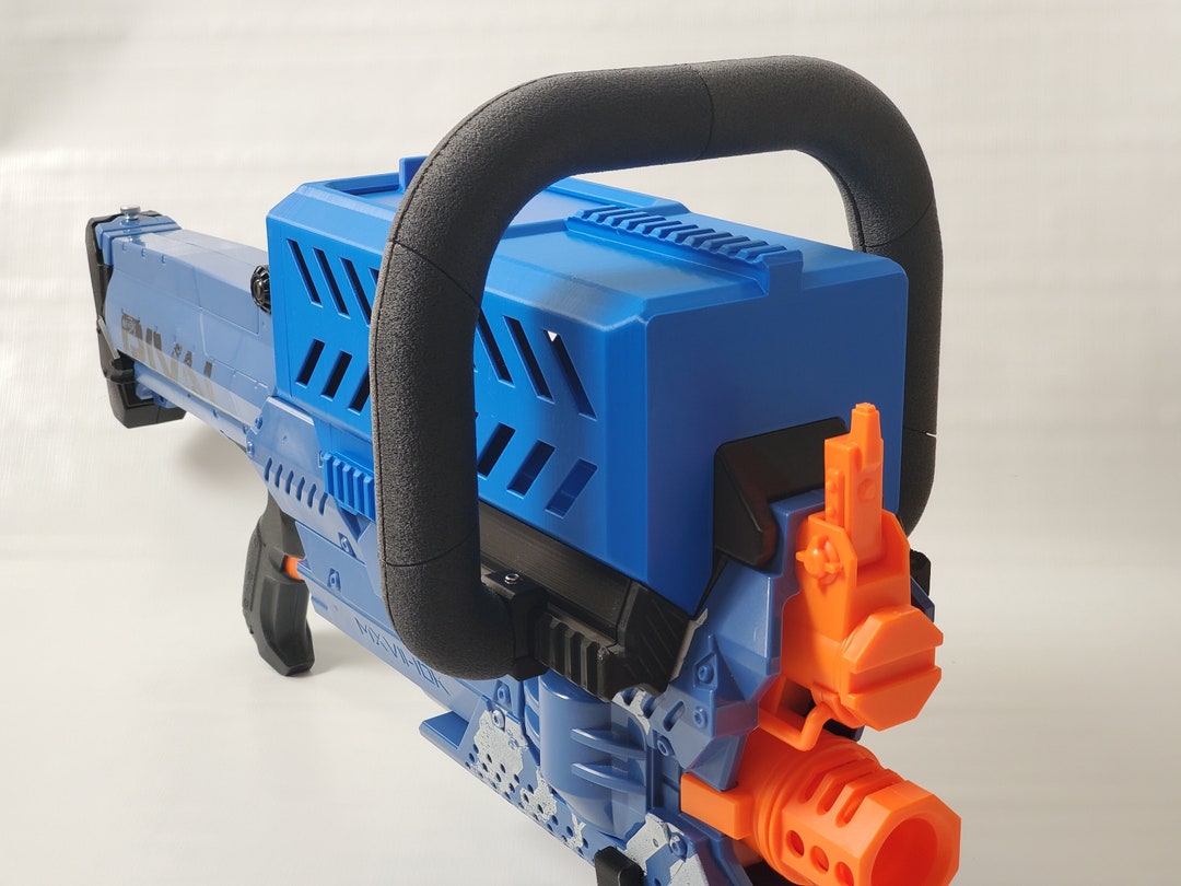 Chain SAW Front Handle for Nerf Nemesis | Unique Ergonomic Change for ...