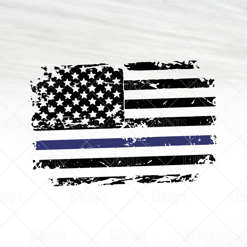 Back The Blue SVG Blue Line SVG USA American Flag Svg - Etsy México