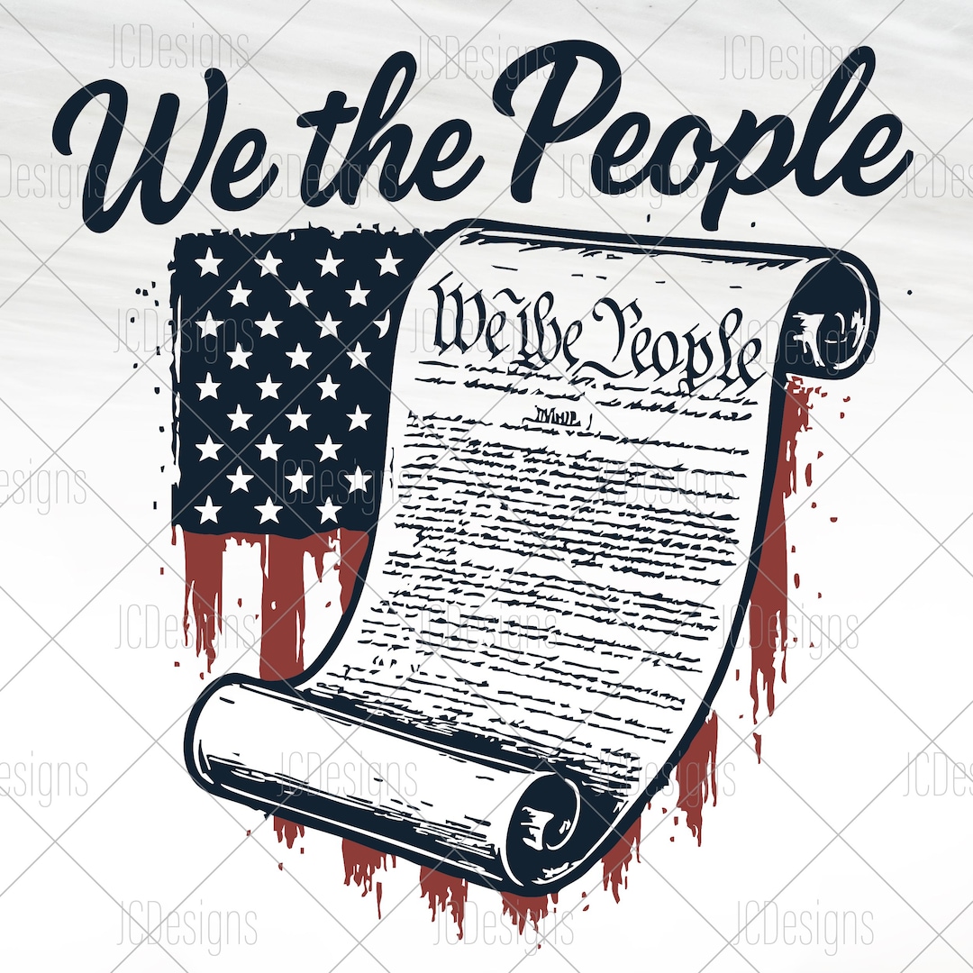We the People Constitution Flag SVG - US Constitution With Flag Svg ...