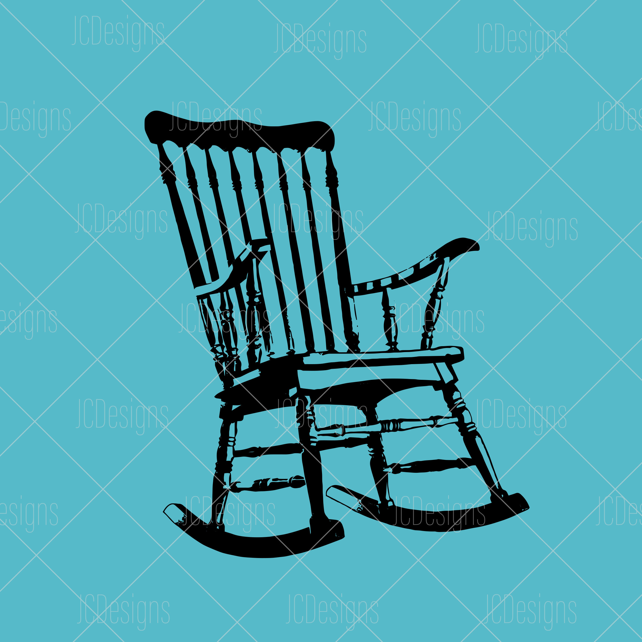 Rocking Chairs SVG Farmhouse SVG Porch Chairs SVG Svg - Etsy