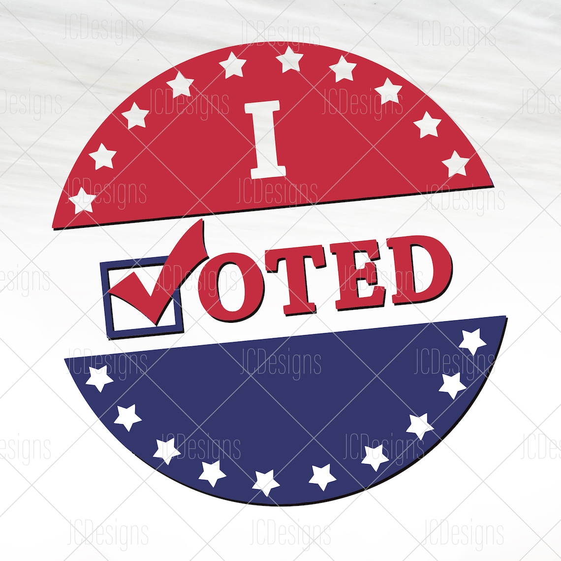 I Voted Button SVG - Voted Monogram Frame SVG - Freedom SVG - Svg Eps ...