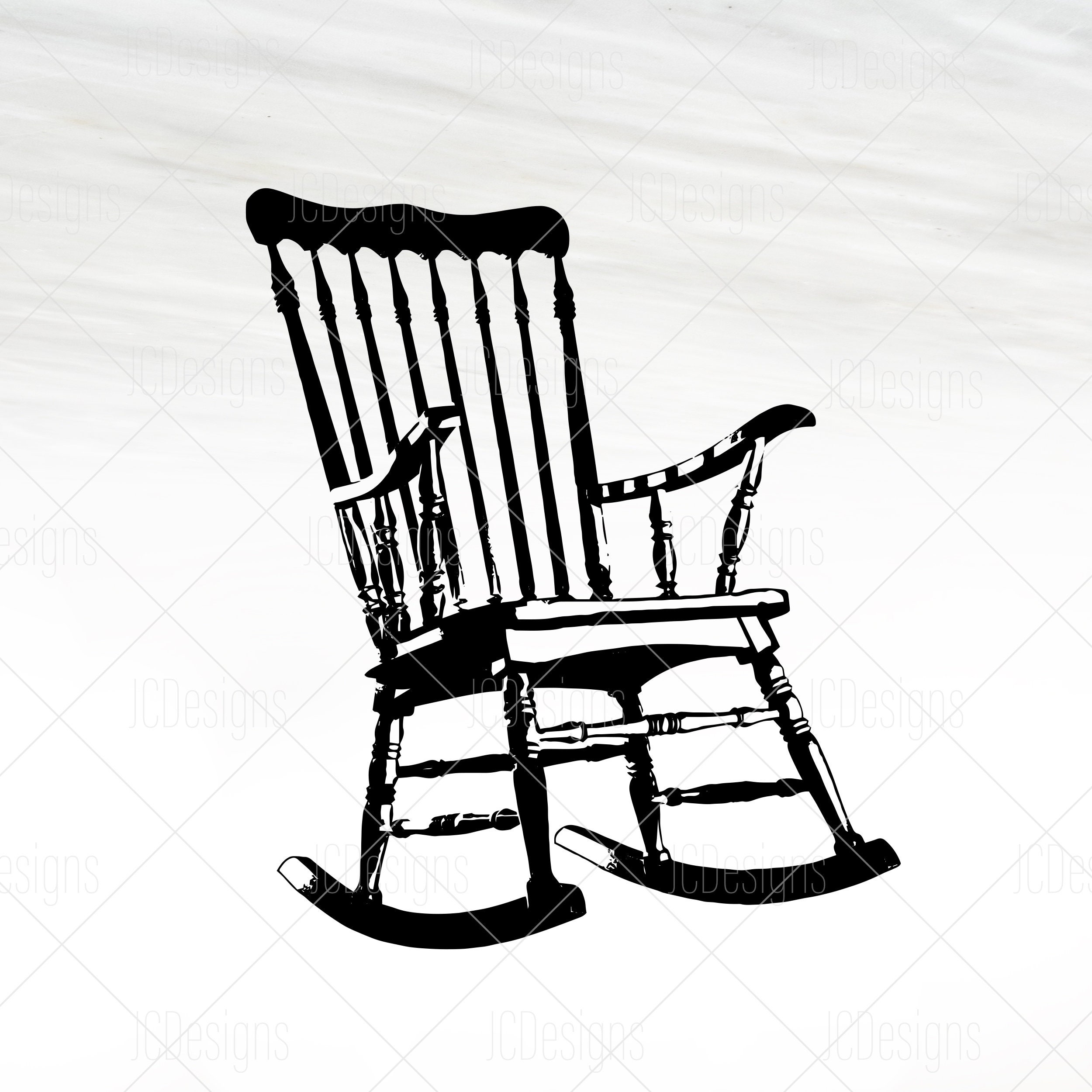 Rocking Chairs SVG Farmhouse SVG Porch Chairs SVG Svg - Etsy