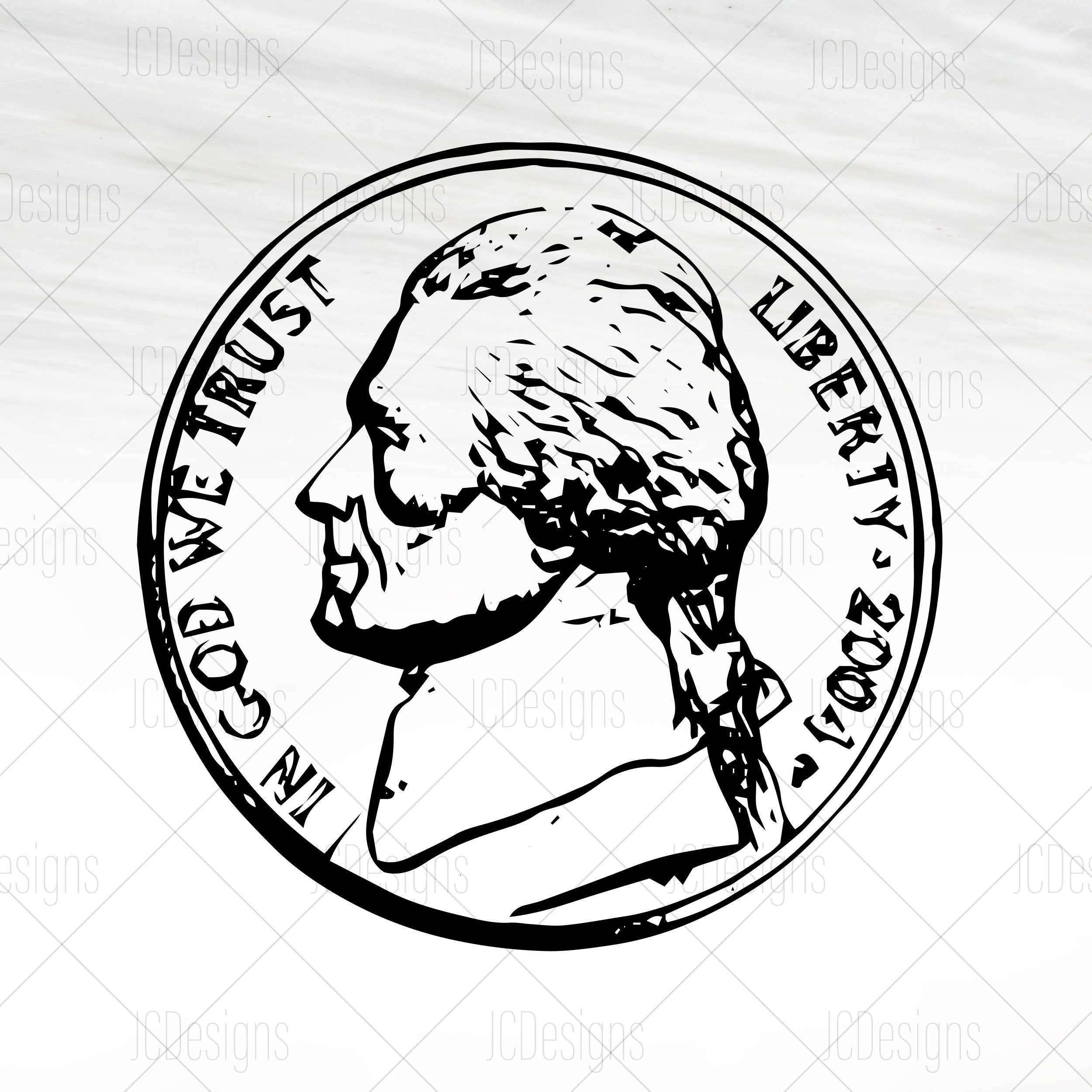 US Currency Coins - Penny Nickel Dime Quarter Money - Svg Eps Png ...