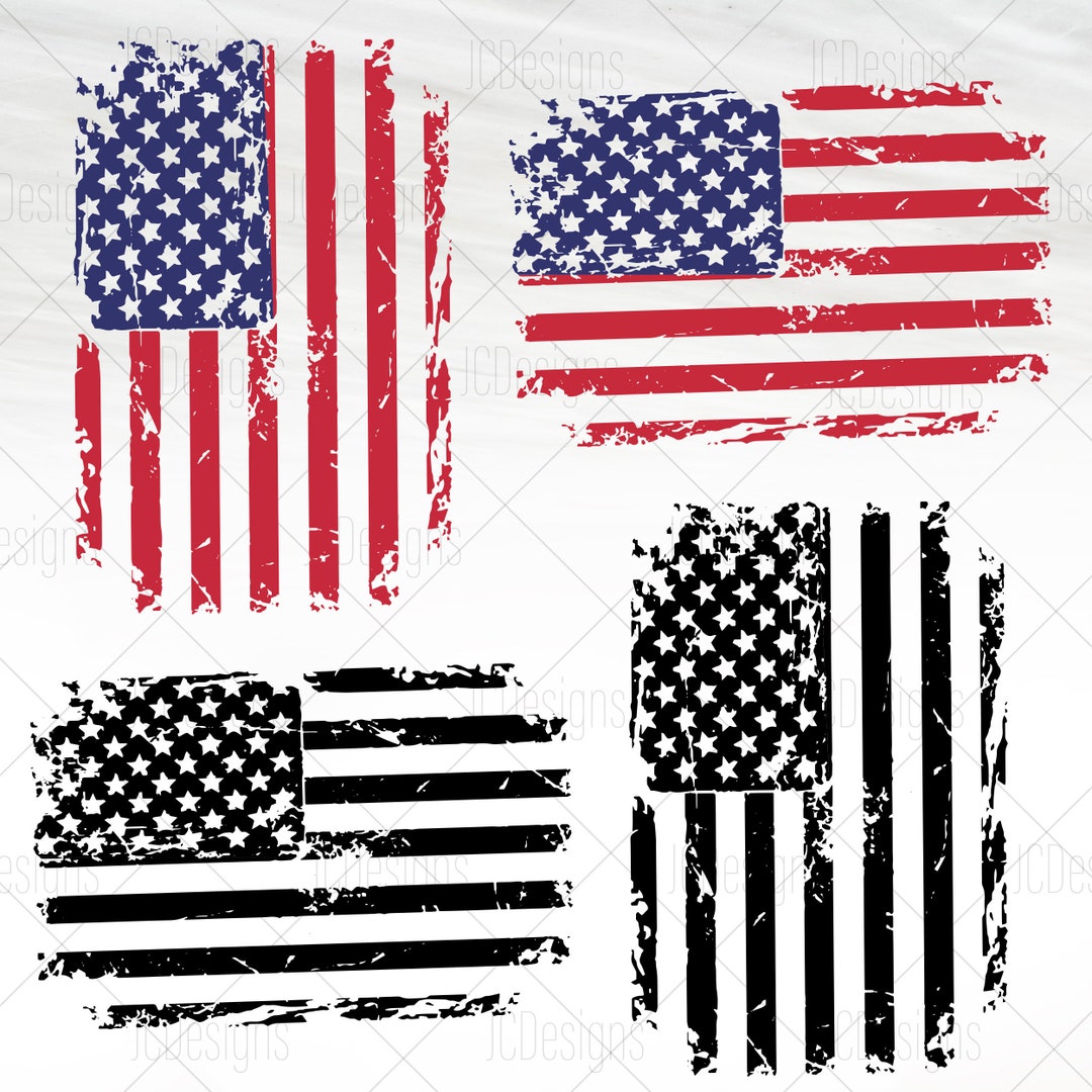 USA American Flag - Svg Eps Png Vector - Digital Design - Etsy