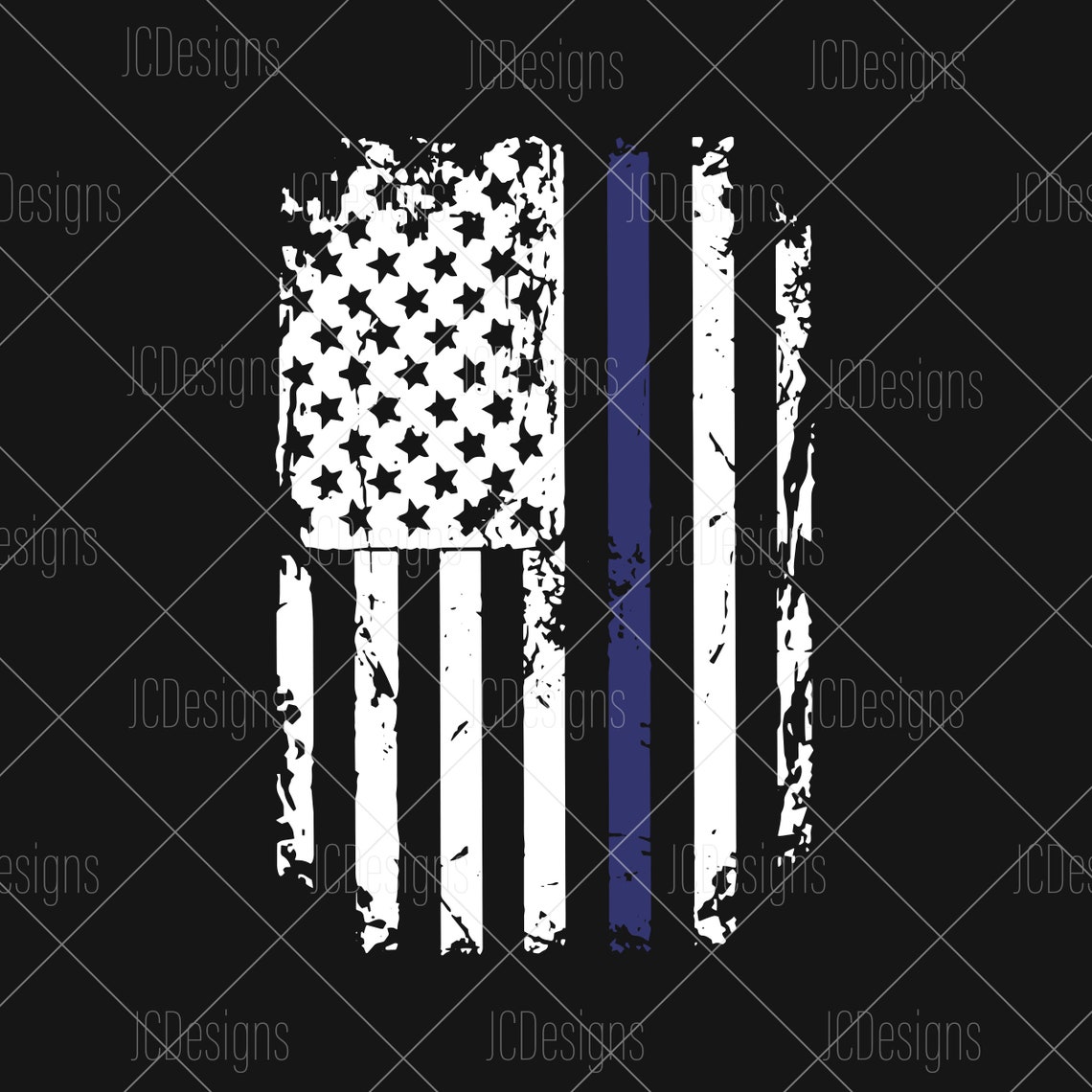 Back the Blue SVG - Blue Line SVG - USA American Flag - Svg Eps Png ...