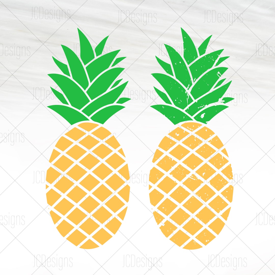 Pineapple SVG - Pineapple Grunge SVG - Svg Eps Png Vector - Digital ...