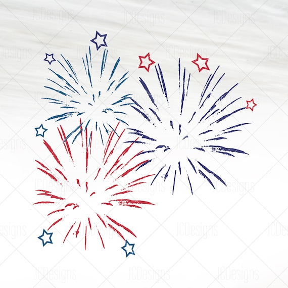 Fireworks SVG Fireworks Vector Fireworks Background Svg | Etsy