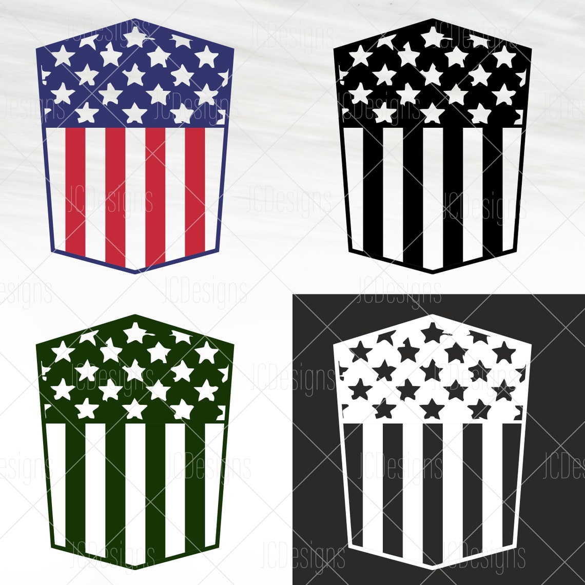 USA Shield Svg - USA Badge Svg - USA American Flag Svg - Svg Eps Png ...