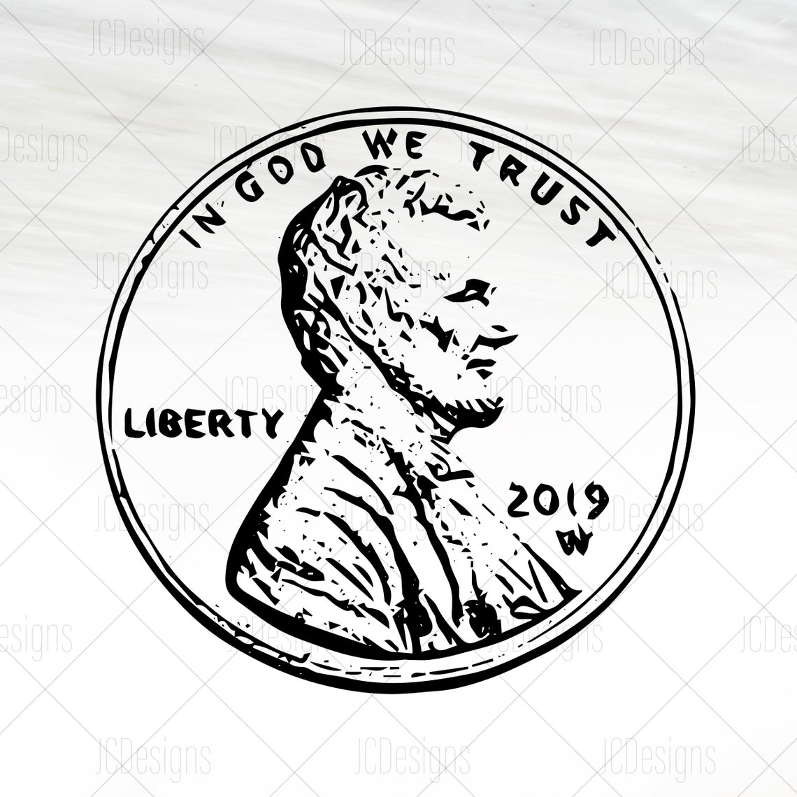 US Currency Coins Penny Nickel Dime Quarter Money Svg Eps - Etsy