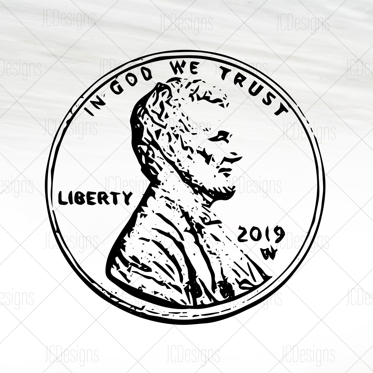 US Currency Coins Penny Nickel Dime Quarter Money Svg Eps - Etsy