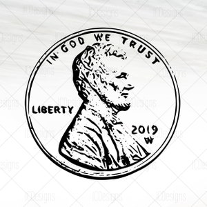 US Currency Coins - Penny Nickel Dime Quarter Money - Svg Eps Png ...