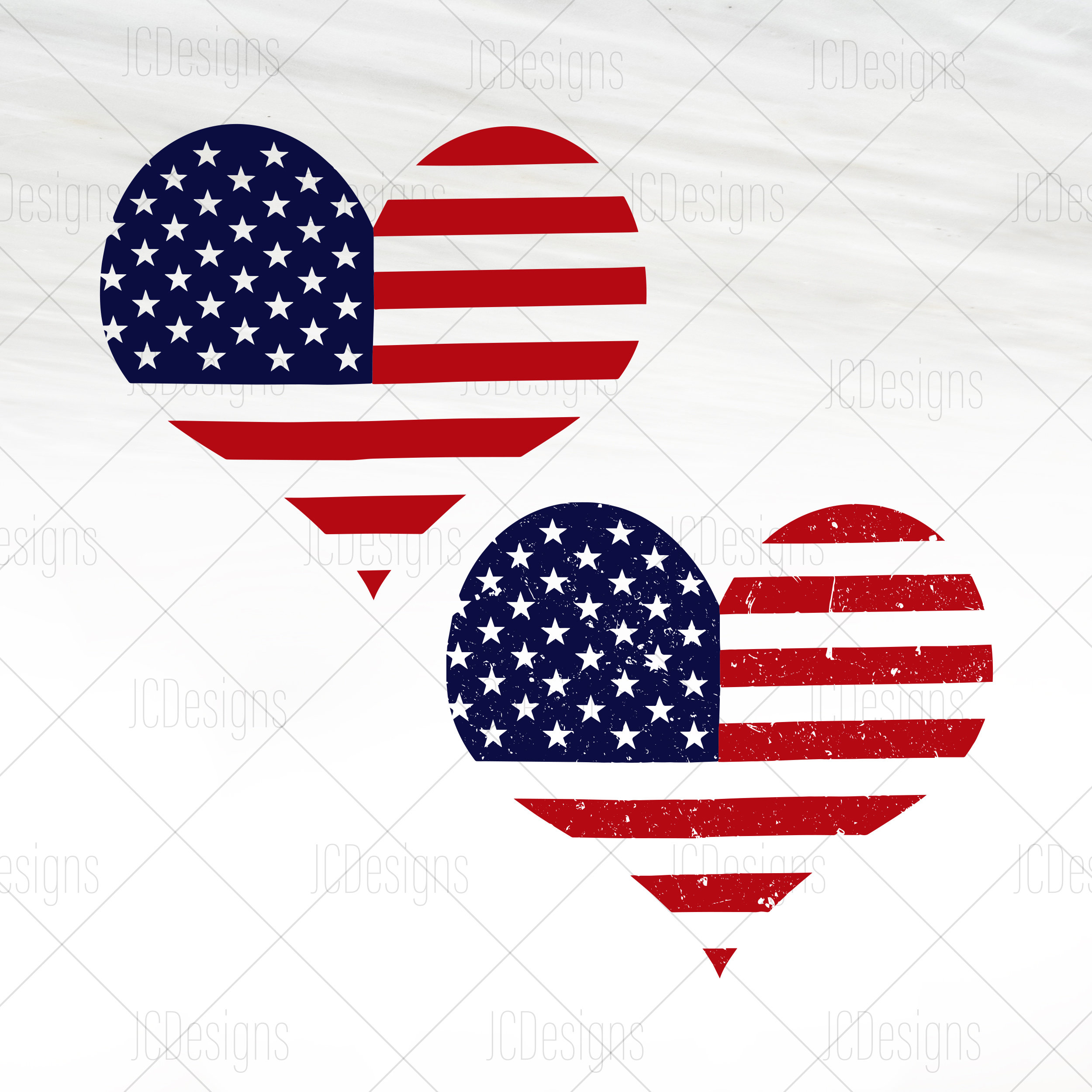 USA American Flag Heart SVG Distressed Flag Heart SVG Svg | Etsy