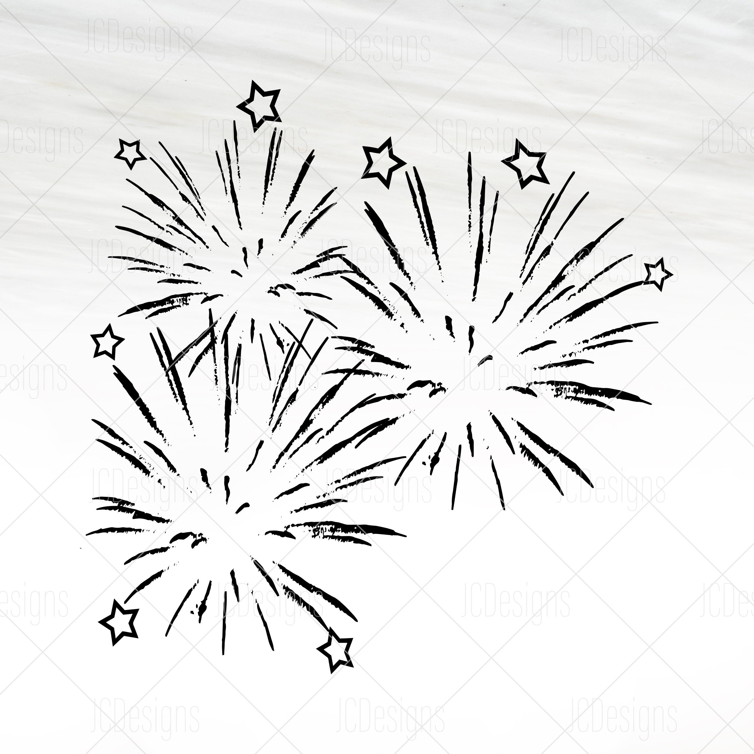 Fireworks SVG - Fireworks Vector - Fireworks Background - Svg Eps Png ...