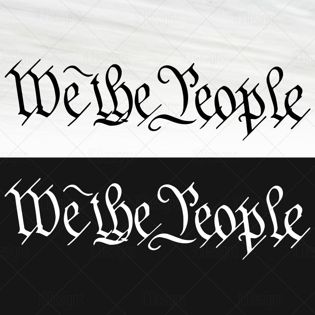 We the People Vector - US Constitution We the People on Transparent ...
