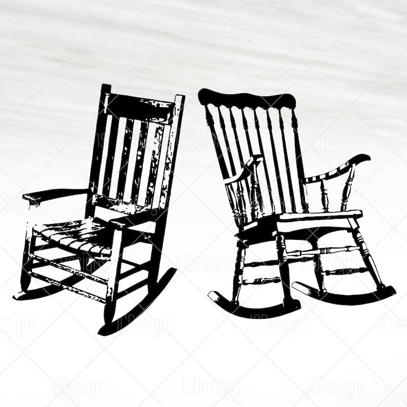 Rocking Chairs SVG Farmhouse SVG Porch Chairs SVG Svg - Etsy