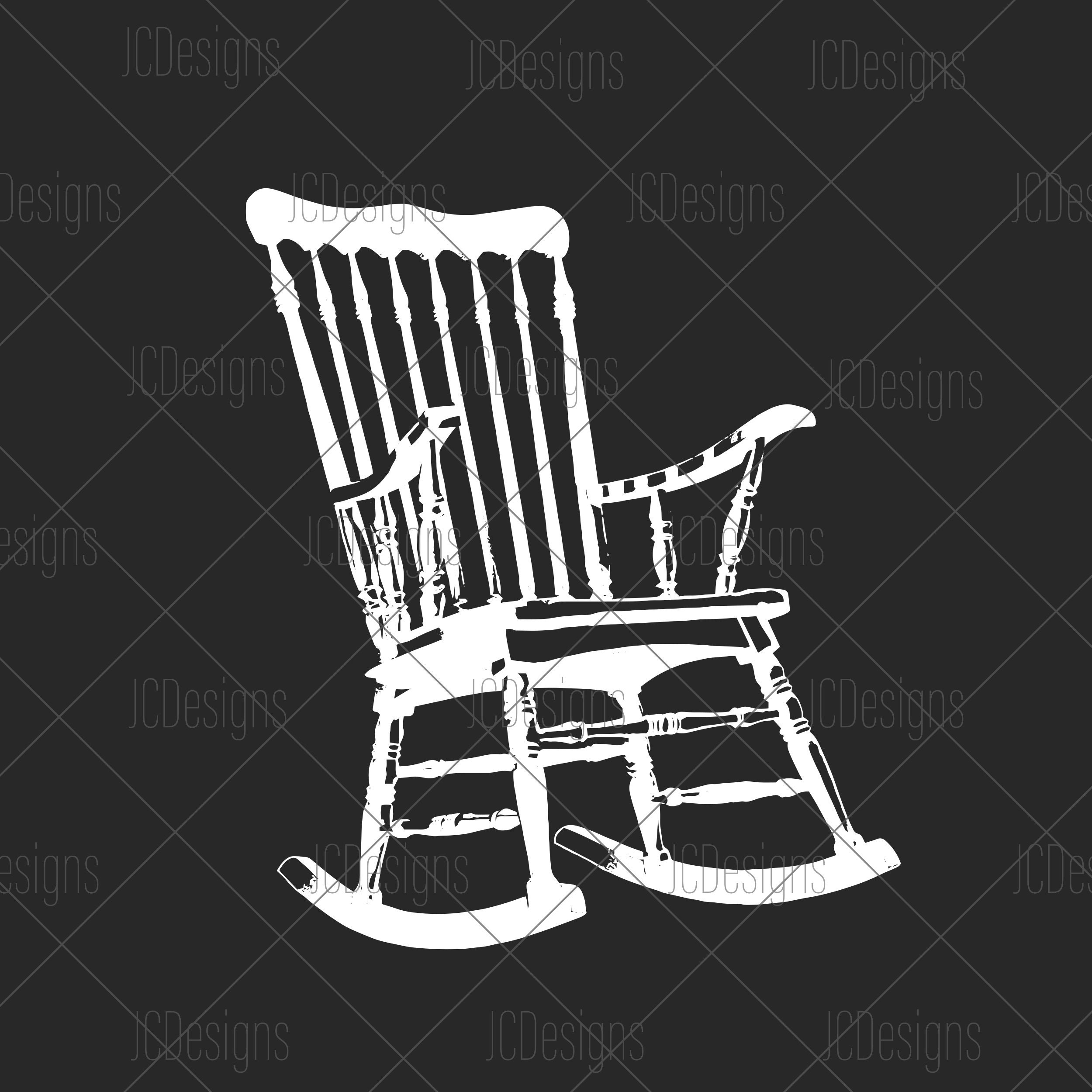 Rocking Chairs SVG Farmhouse SVG Porch Chairs SVG Svg - Etsy