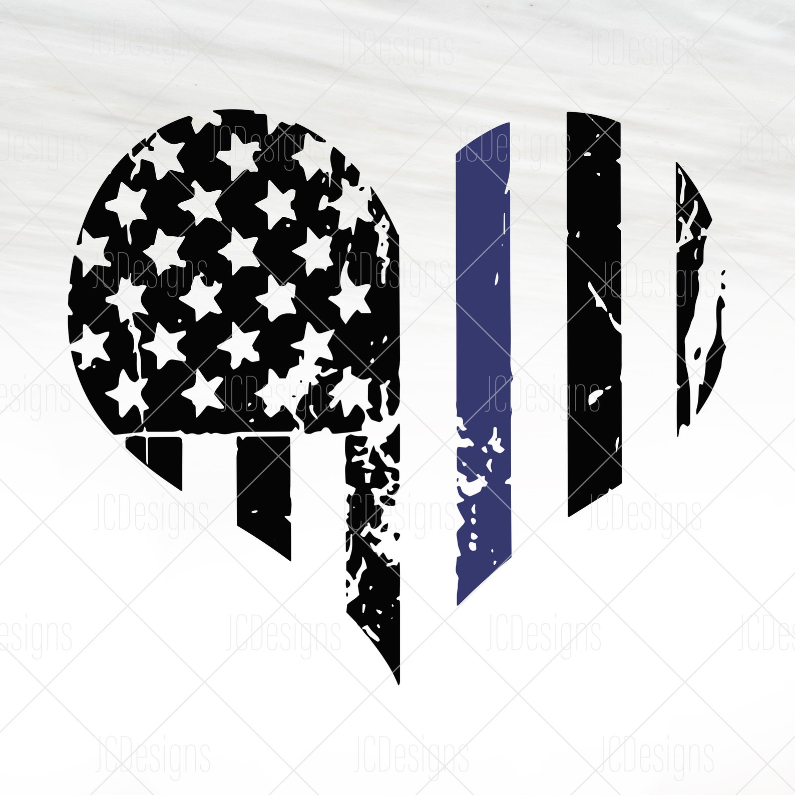 Back the Blue Heart SVG Blue Line Heart SVG USA American - Etsy