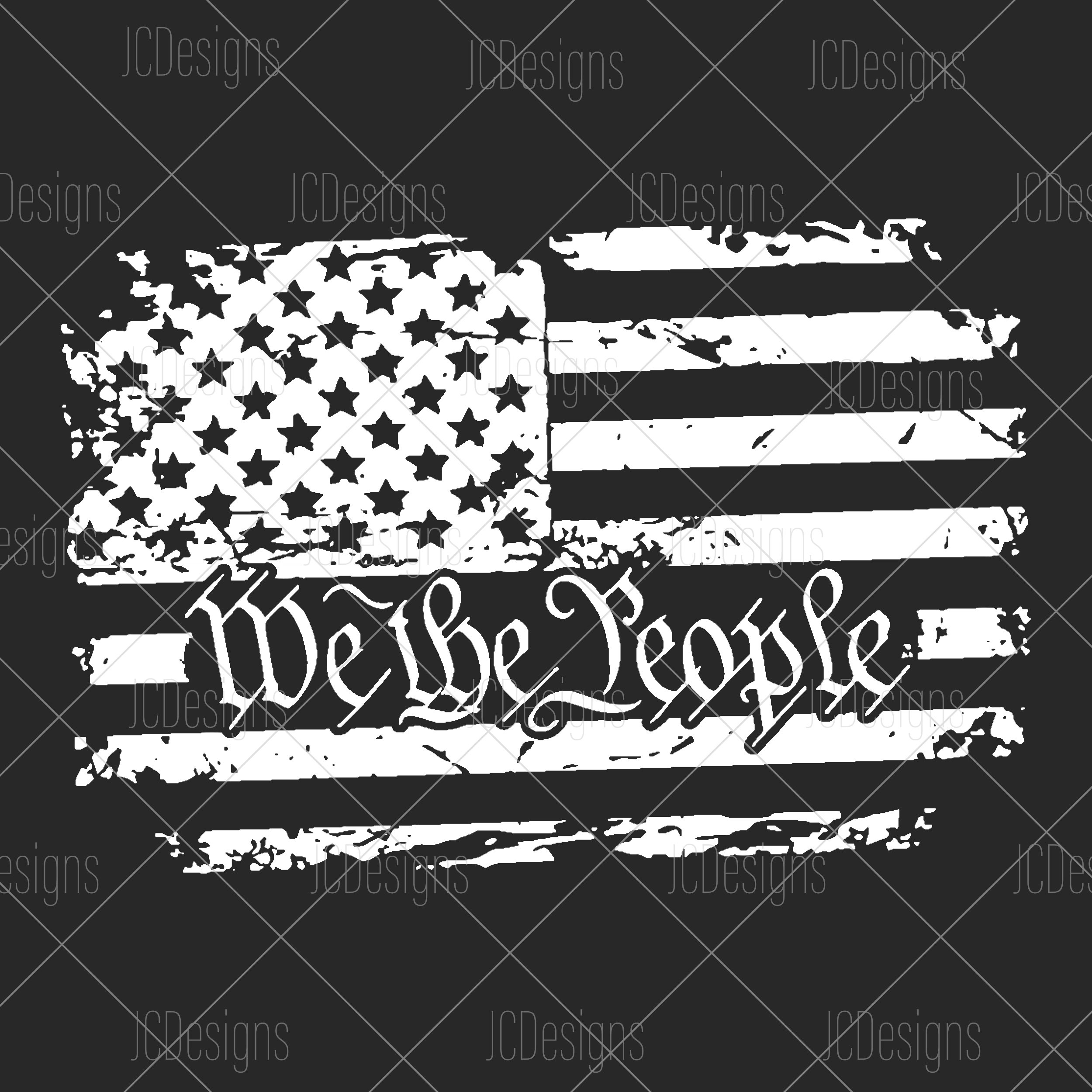 We the People Flag SVG We the People Text on USA Flag Svg - Etsy