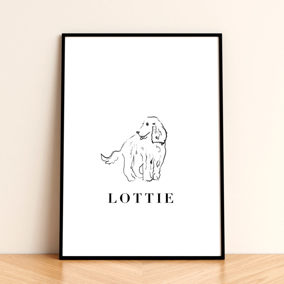 Custom Dog Poster - Cocker Spaniel Poster - Cocker Spaniel Print ...