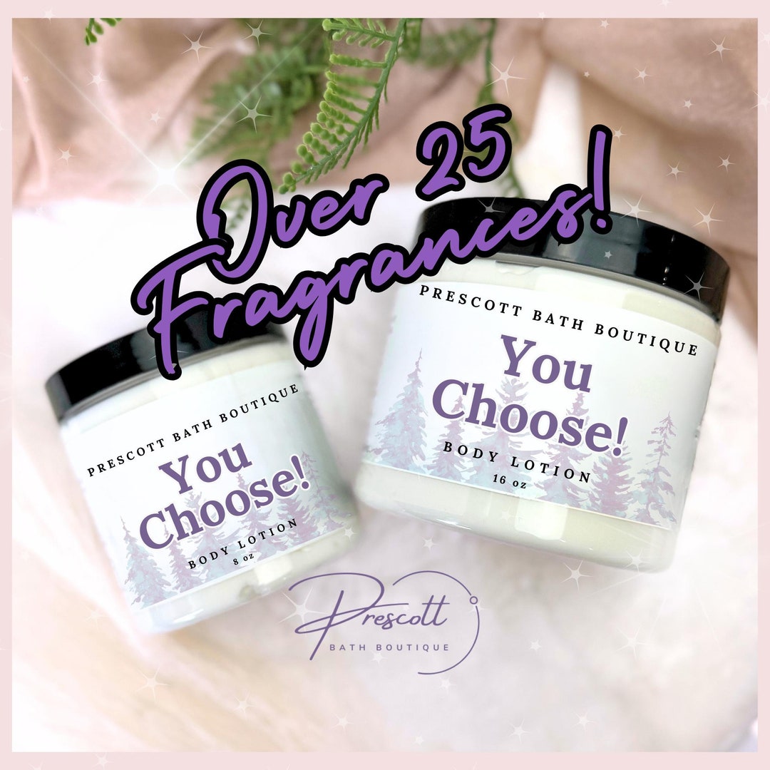 Body Lotion, All Natural Handcrafted Choose Your Fragrance Lotion, Gift ...