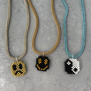 Smiley Face Pendants Beaded Happy Face Emoji Charms, Heart, Yin Yang ...