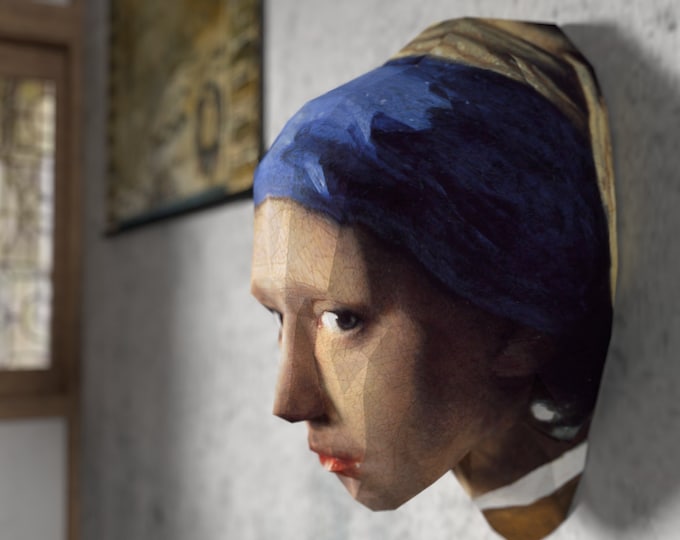 3D Paper Craft Low Poly Object Art Doll Model Pattern DIY - Etsy