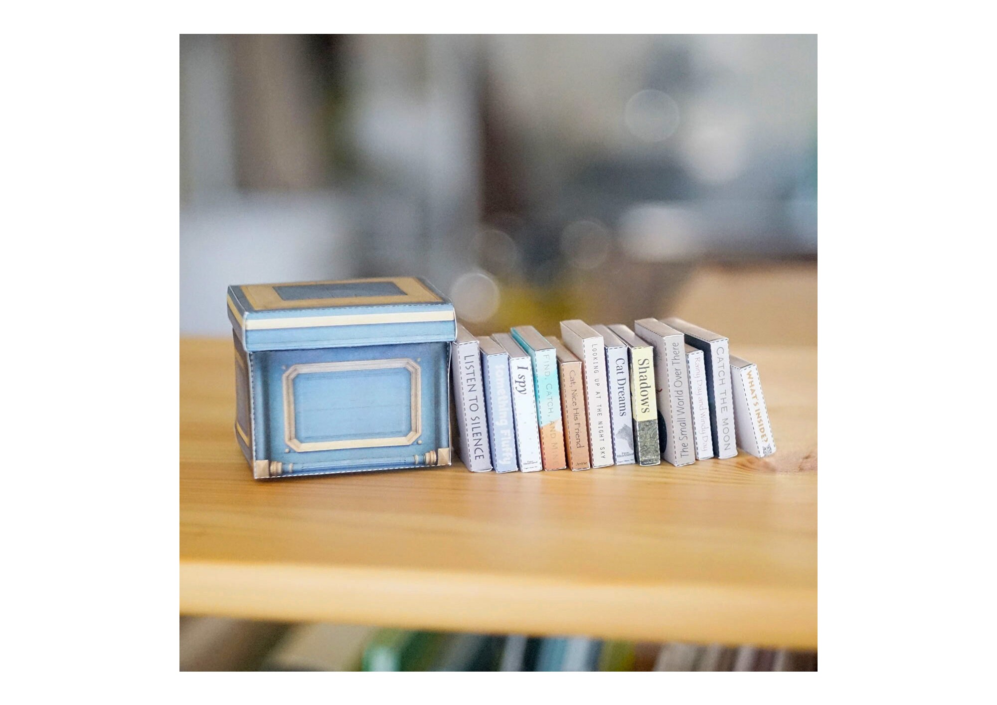 Realistic Miniature Books, Paper Craft Digital Template Pattern ...