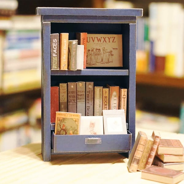 Miniature Bookshelf - Etsy