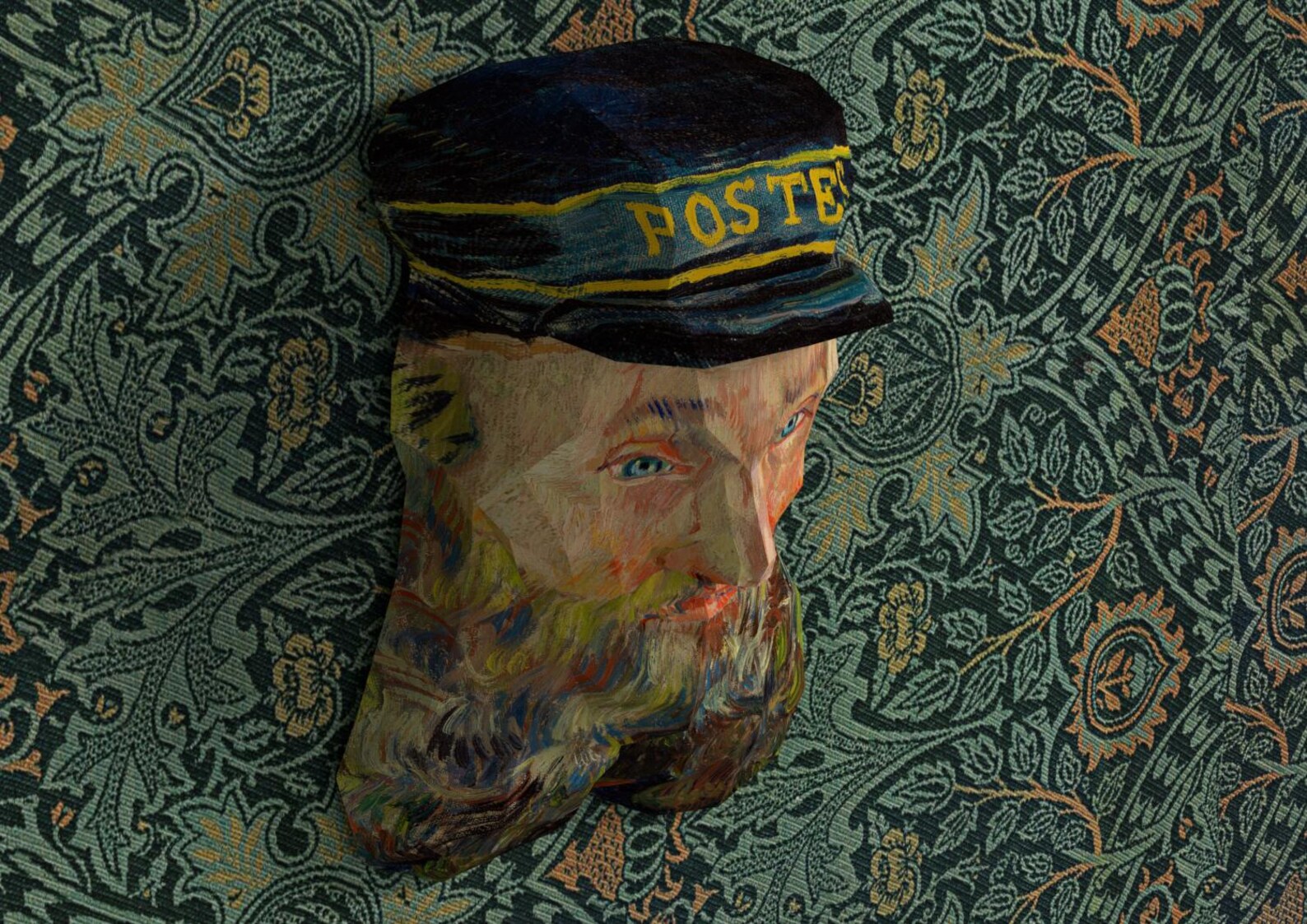 3D Paper Craft Low Poly Object Art Model Pattern DIY - Van Gogh ...