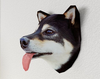 3D Paper Craft Low Poly Object Art Doll Model Pattern DIY | Etsy