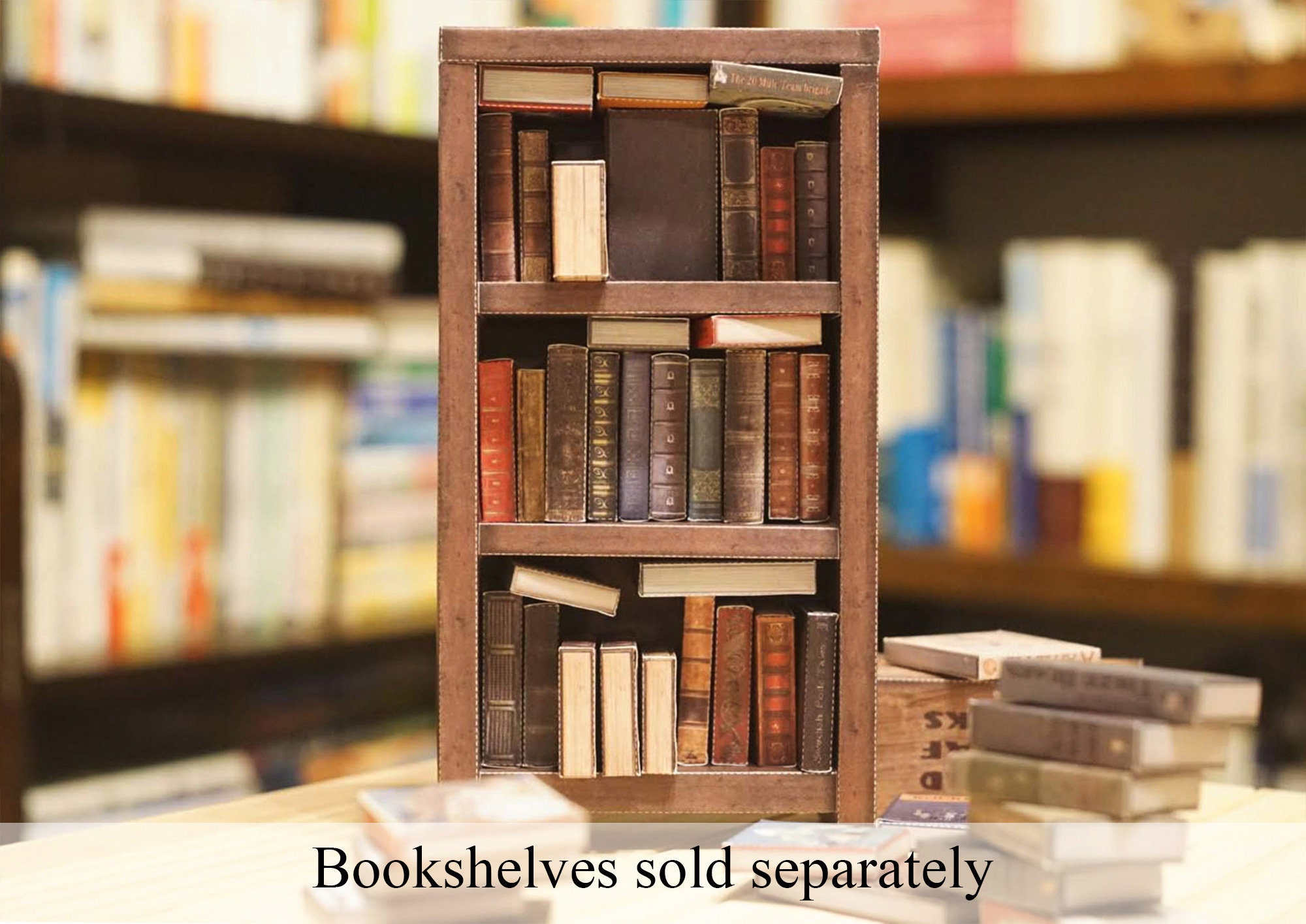 Realistic Miniature Books, Paper Craft Digital Template Pattern, Set of ...